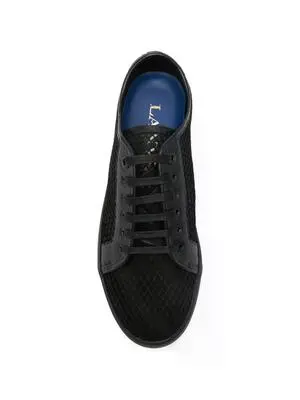 LANVIN Leather Detail Lace-up Sneakers