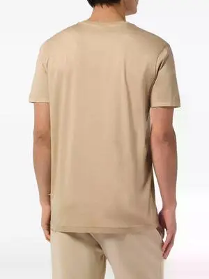 BILLIONAIRE Round-neck Logo-embroidered T-shirt