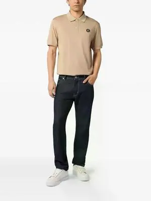 BILLIONAIRE Logo-patch Polo Shirt