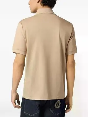 BILLIONAIRE Logo-patch Polo Shirt