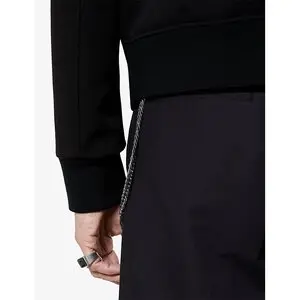 The Kooples Bib-collar Zip-up Woven Jacket