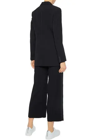 Iris & Ink Double-breasted Crepe Blazer