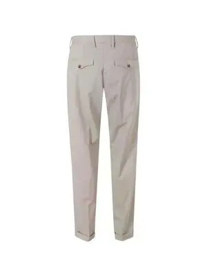 MYTHS Pleated Turn-up Trousers