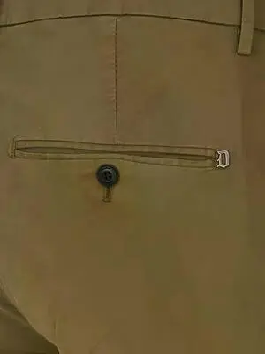 DONDUP Logo Plaque Tailored Trousers
