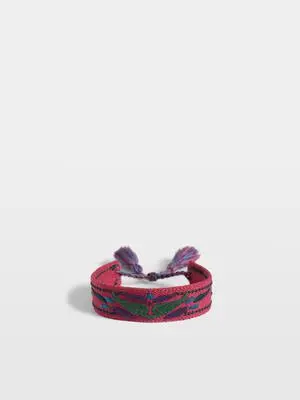 Zadig&Voltaire Woven Bracelet With Wings Embroidery - Podium