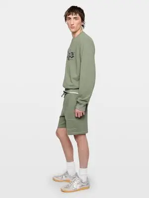 Zadig&Voltaire Pablo Printed Cotton Shorts - Tea