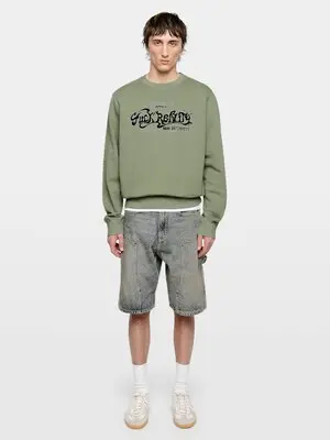 Zadig&Voltaire Cotton Sweatshirt With Flocked Print - Tea