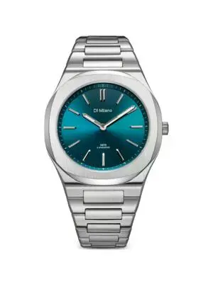 D1 MILANO Ultra Thin 39mm Automatic Watch - Blue