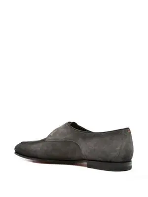 Santoni Suede Monk Shoes