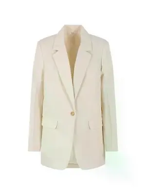 Co Single-breasted Notched-lapels Blazer - Neutrals