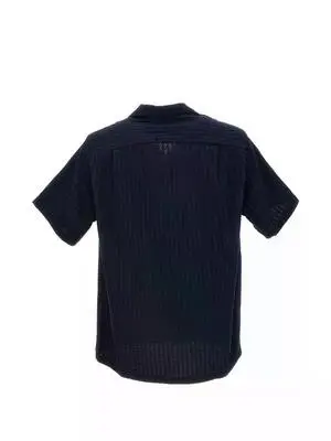 Portuguese Flannel Textured-finish Short-sleeve Shirt