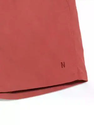 Norse Projects Logo Embroidered Swim Shorts
