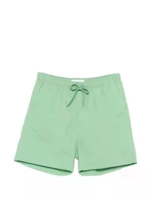 Norse Projects Logo-embroidered Swim Shorts - Green