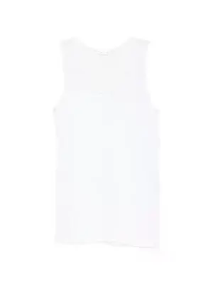 ROBERTO COLLINA Knitted Tank Top - White