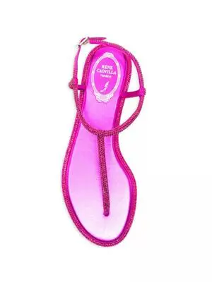 Rene Caovilla Diana Crystal-embellished Sandals