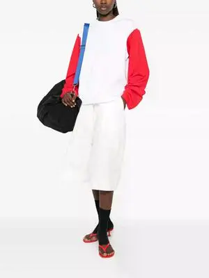LII Colour-block Long-sleeve T-shirt