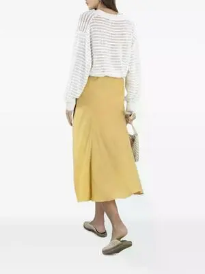 Brunello Cucinelli Flared Midi Skirt