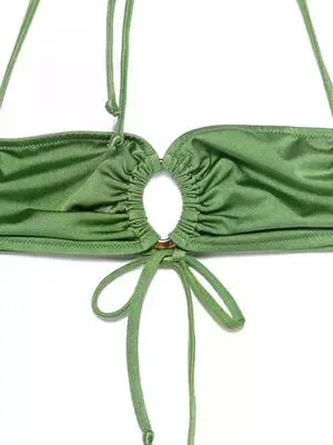 Anjuna Ruched Ring-detail Bikini