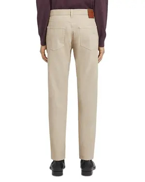 Zegna Gabardine City Slim Fit 5 Pocket Jeans