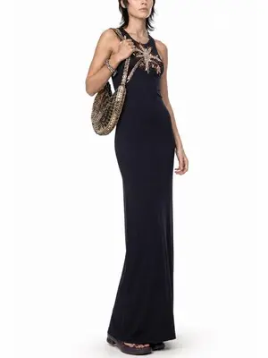 Rabanne Sequin Palm Detail Gown