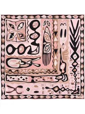 Emilio Pucci Silk Foulard Scarf - Multicolour