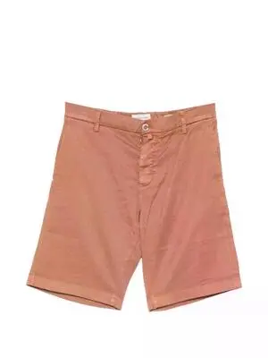 Jacob Cohen Logo Patch Cotton-blend Shorts - Orange
