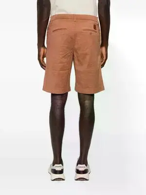 Jacob Cohen Logo Patch Cotton-blend Shorts - Orange