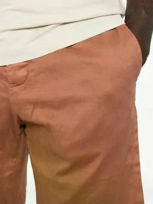 Jacob Cohen Logo Patch Cotton-blend Shorts - Orange