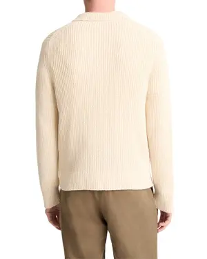 Vince Shaker Knit Polo Sweater