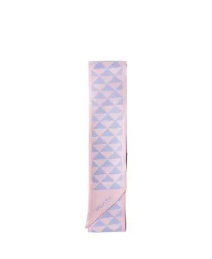 Prada Printed Silk Tie - Pink