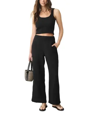 Marine Layer Coralina Scoop Tank Top - Black