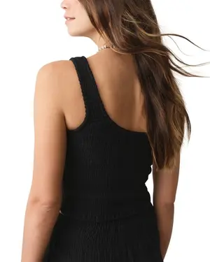 Marine Layer Coralina Scoop Tank Top - Black