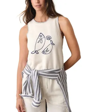 Marine Layer Marisol Sweater Tank Top - Pescare