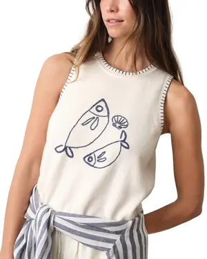Marine Layer Marisol Sweater Tank Top - Pescare
