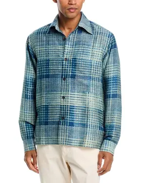 KARTIK RESEARCH Pataudi Silk Plaid Shirt