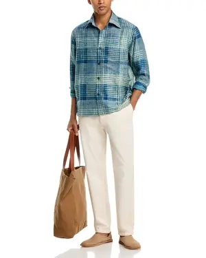 KARTIK RESEARCH Pataudi Silk Plaid Shirt