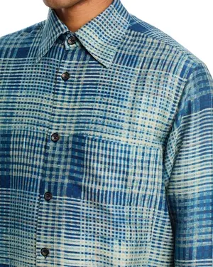 KARTIK RESEARCH Pataudi Silk Plaid Shirt