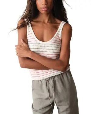 Marine Layer Siena Sweater Tank Top - Multi Stripe