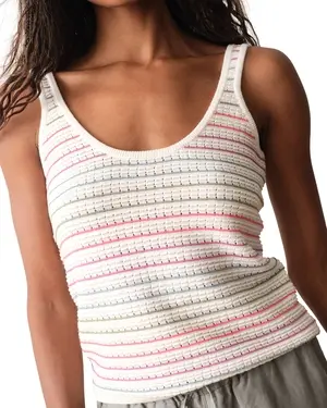 Marine Layer Siena Sweater Tank Top - Multi Stripe