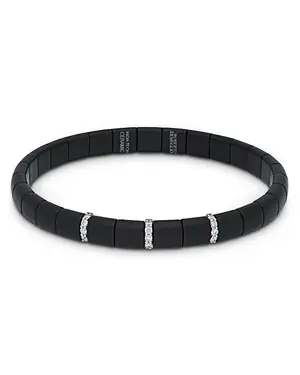 ROBERTO DEMEGLIO Roberto Demeglio Matte Ceramic Diamond Bangle Bracelet