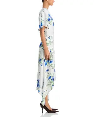 Stella McCartney Floral Print Midi Dress
