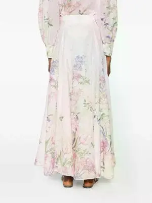 Charo Ruiz Ibiza Floral Print Maxi Skirt