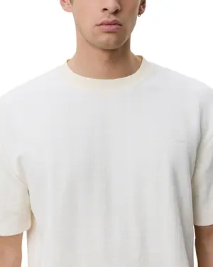 LES DEUX Stripe Jacquard T Shirt