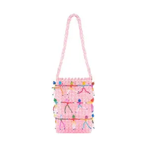 TILLIE BEADS Classic Bead Bag - Pink