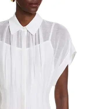 Hugo Boss Davinata Sheer Shirt Dress