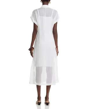 Hugo Boss Davinata Sheer Shirt Dress