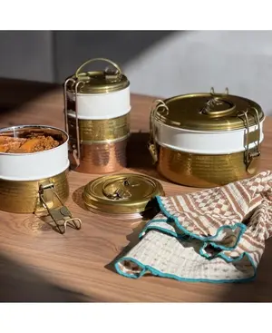 VERVE CULTURE Tiffin Boxes Small 3 Layer