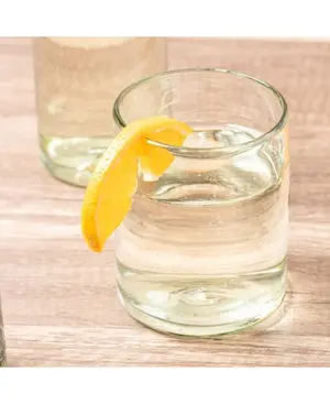 VERVE CULTURE Handblown Glasses Dof Set Of 4 - Clear