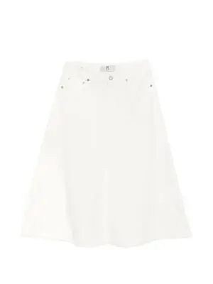 PT TORINO A-line Midi Skirt - Neutrals