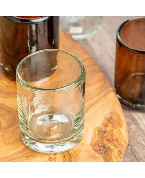 VERVE CULTURE Handblown Shotglasses Set Of 4 - Clear